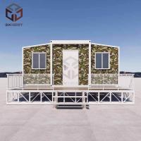 China Steel Structure Collapsible Container House with Roof Grade 8 Earthquake Resistance for sale