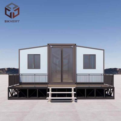 China Grade 8 Earthquake Resistance 20FT Premade Houses with Broken Bridge Aluminum Window for sale