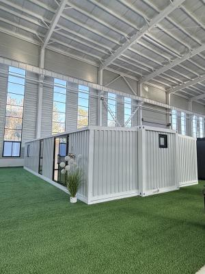 China Galvanized Steel 40ft Expandable Container Home with Customizable Interior Design and 18mm Floor Thickness for sale