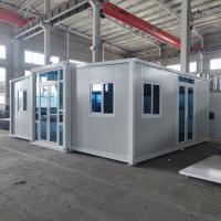 China Total Net Weight 3.75 Tons Expandable Container House with Pre-installed Electrical System and Customizable Design for sale