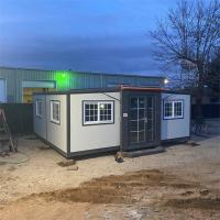 China 56 Square Meter Floor Area Expandable Container House with Galvanized Steel Sheet Roof and EPS Sandwich Panel Walls for sale