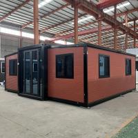 China 56 Square Meter Floor Area 30FT Expandable Container House with EPS Sandwich Panel Wall and Pre-installed Plumbing System for sale