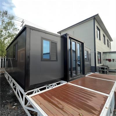 China 30FT Expandable Container House with Pre-installed Plumbing System and Steel Security Door Offering 56 Square Meter Living Space for sale