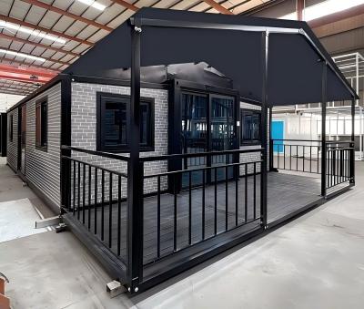 China Customizable Expandable Container House with EPS Sandwich Panel Wall 56 Square Meter Floor Area for sale