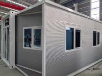 China Polyurethane Foam Insulation and Aluminum Alloy Sliding Window in Expandable Container House for Temporary or Permanent Housing for sale