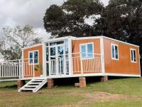 China 3.75 Tons Total Net Weight Expandable Container House with Galvanized Steel Sheet Roof and Polyurethane Foam Insulation for sale