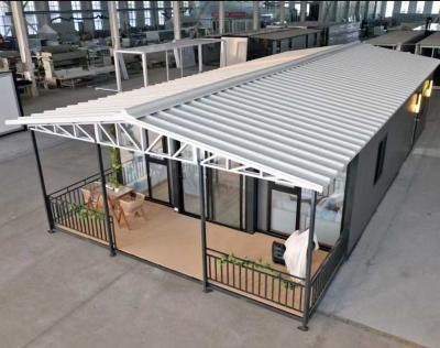 China Temporary or Permanent Accommodation 30FT Expandable Container House with Steel Security Door for sale