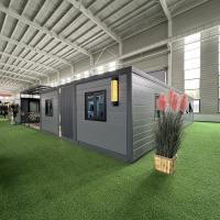 China 40ft Expandable Container Home Galvanized Steel Framework Foldable Design for sale