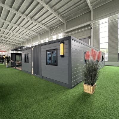 China 40ft Expandable Container Home Galvanized Steel Framework Foldable Design for sale