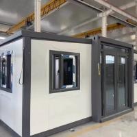 China Expandable Prefab Home Galvanized Steel Frame 18.5sqm for sale