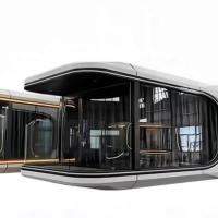 China 500kg Space Capsule House with Solar Panels and LED Lighting for sale