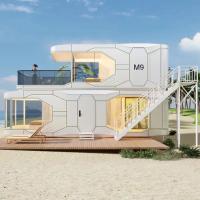 China 8 Ton Space Capsule House with Solar Panels and LED Lighting for sale