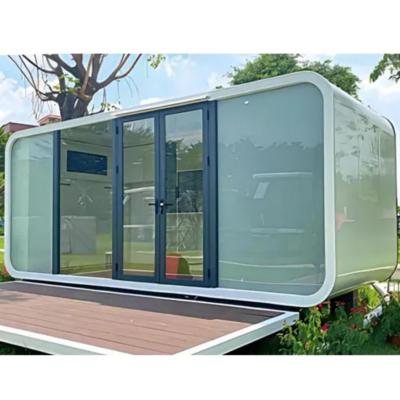 China Apple Capsule House 6m x 3.3m x 3m with Solar Power and WiFi for sale