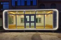 China Sliding Foldable Apple Cabin 20㎡ Capsule House 5.4 Tons for sale
