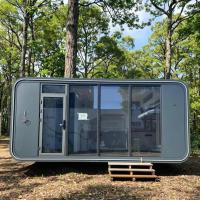 China Aluminum Alloy Apple Capsule House 6m x 3.3m Solar Powered for sale