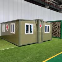 China Customizable Modern Prefab Folding House with Steel Structure for sale