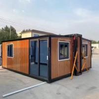 China 700mm Modular Prefab Folding House with Steel Structure for sale