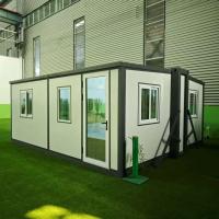 China 700mm Prefab Folding House with Fireproof Steel Structure for sale