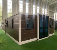China 40ft Expandable Container Home with Folding Size 11800 × 6220 × 2480mm Extended Size 5900*6300*2480mm and Bamboo Plywood Ground Main Frame for sale