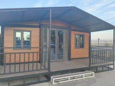 China Fireproof Prefab Folding House with PVC Sliding Window for sale