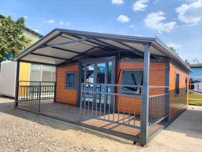 China 40ft Expandable Container Home with 2200mm Fold Size 5900x6300x2480mm Extended Size and Accessories Included for sale