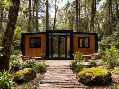 China Customizable Luxury Prefabricated House with Wet-Dry Separation Bathroom and Steel Door Bedroom for sale