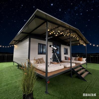 China Fireproof and Durable Expandable Double Wing 20ft Container House with More Than 20 Years Life Span for sale