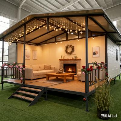 China Bottom Beam 2.0mm Foldable 20ft Container with Galvanized Heading Head and Fire-resistant Materials for sale