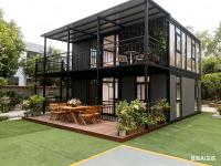 China Waterproof And Weather Resistant Double 20FT Expandable Prefab Homes for 2 KN/m2 Floor Permitted Loading Requirements for sale