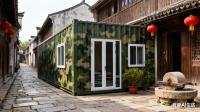 China 18mm Fireproof Cement Fiber Floor Foldable 20ft Container with 37 Square Meters Floor Area and Galvanized Frame for sale