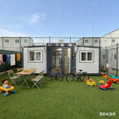 China Customizable Terrace Foldable 20ft Container with Easy And Fast Installation and 37 Square Meters Floor Area for sale