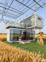China Windproof Portable Apple Capsule House 20 Square Meter with Smart Home Features and WiFi Connectivity for sale