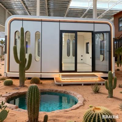 China Portable Apple Capsule House with WiFi Connectivity and 20 Square Meter Living Space for sale