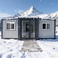 China Modern Foldable 20ft Container with Level 8 Seismic Performance Bull 30*30 Flat Lame Light and 1,172 Cubic Feet Capacity for sale