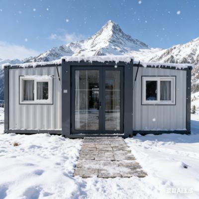 China Modern Foldable 20ft Container with Level 8 Seismic Performance Bull 30*30 Flat Lame Light and 1,172 Cubic Feet Capacity for sale
