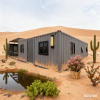 China 40ft Expandable Container Home with 18mm Thick Fireproof Cement Fiber Floor and 72m² Floor Area Expandable to L11800*W6220*H2480mm for sale