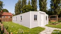 China 40ft Expandable Container Home with 4.6 Tons Net Weight L11800*W6220*H2480mm Expanded Size for 3-6 Peoples for sale