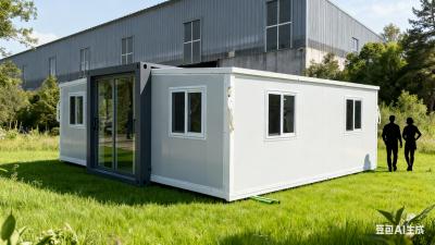 China Foldable 20ft Container House with More Than 20 Years Lifespan L5900*W2220*H2480mm Folded Size and 2.0mm Top Beam Bending Parts for sale