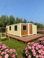 China Expandable Prefab Homes with 2 KN/m2 Floor Loading Suitable for 2-4 People and 12KW Power Consumption for sale