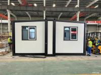 China Expandable Prefab Homes with 2-4 People Capacity L5460*W4640*H2240mm Internal Dimension and L5900*W4800*H2480mm Expanded Size for sale