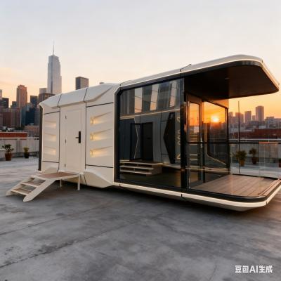 China Modern Space Capsule House with 3400 Height 3460 Width and 9 Mm European Pine Board Interior for sale
