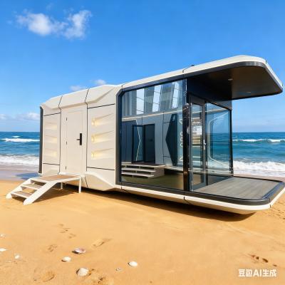 China 8560 Length 7 Tons Net Weight 3400 High Space Capsule House Capsule Home for sale
