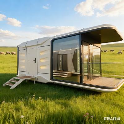 China Modern Space Capsule House with 3400 Height 3460 Width and 8560 Length for Compact Living for sale