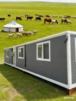 China Easy Installation 40ft Expandable Container Home with 18 Thick Fireproof Cement Fiber Floor and Foldable Size L11800 * W2200 * H2480 Mm for sale