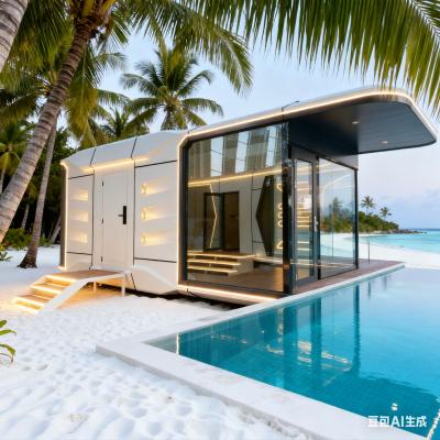 China Space Capsule House Space-29 Model with Whole House LED Lighting System and L8560 x W3460 x H3400 Dimensions for sale