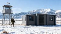 China Foldable 20ft Container with 18mm Fireproof Floor 75mm EPS Panels and Standard Electrical Distribution for sale