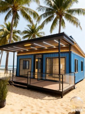 China Expandable Container House with 5.5 Tons Net Weight 100mm Thick Wall and Thermally Broken Aluminum Inverted Window for sale