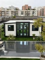 China Compact 18.5 Square Meters Foldable Modular Homes with 75mm EPS Sandwich Panels and More Than 30 Years Life for sale