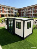 China 18.5 Square Meters Foldable Modular Homes with More Than 30 Years Life and 1 40HQ Shipping Container Can Hold 4 Sets for sale