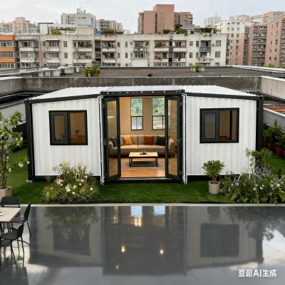 China Foldable Modular Homes with 18.5 Square Meters Floor Area and L2950*W6300*H2480 Expanded Size Featuring Wire 2.5m² for sale